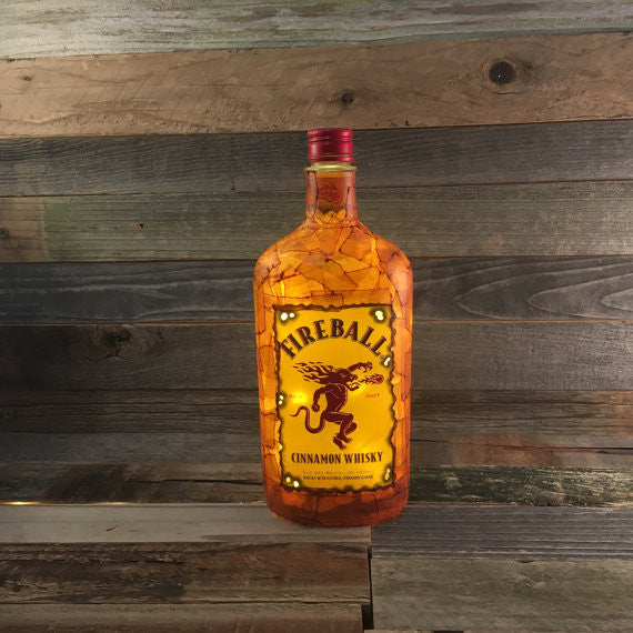 Fireball Whiskey Back Of Bottle